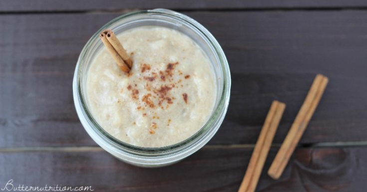 Arborio Rice Pudding with Coconut Milk | Butter Nutrition